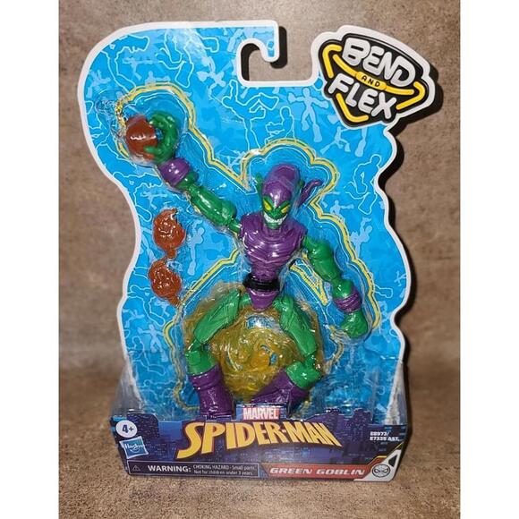 Hasbro | Toys | Marvel Spiderman Bend And Flex Green Goblin 6 Action ...